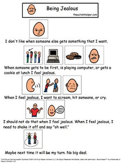 Visual Social Story Packet for Children with Autism: Behavior Set – The ...