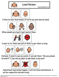 Visual Social Story Packet for Children with Autism: Behavior Set – The ...