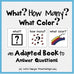 Count, Color, & Name Wh-Question Adapted Book – The Autism Helper