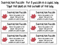Seasonal Math Puzzles for Addition, Subtraction, & Multiplication – The ...