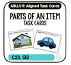 Parts of Items Task Cards [ABLLS-R Aligned C23, G12] – The Autism Helper