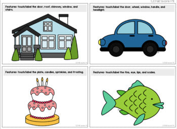 Parts of Items Task Cards [ABLLS-R Aligned C23, G12] – The Autism Helper