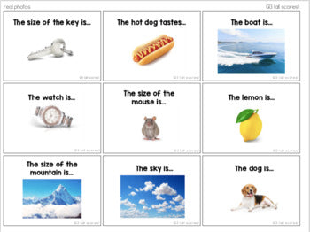 Adjective Task Cards [ABLLS-R Aligned C24, G13] – The Autism Helper
