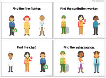 Community Helper Task Cards [ABLLS-R Aligned C42, G31] – The Autism Helper