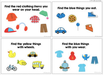 Groups by Characteristics Task Cards [ABLLS-R Aligned C47, C48, C49 ...