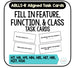 Fill In Feature, Function, and Class Task Cards [ABLLS-R Aligned to H ...