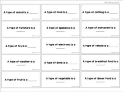 Fill In Feature, Function, and Class Task Cards [ABLLS-R Aligned to H ...