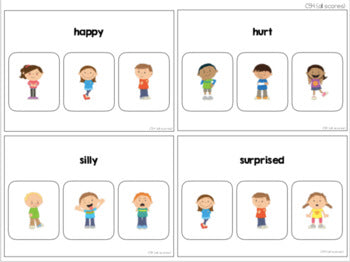 Emotion Task Cards [ABLLS-R Aligned C54, G42] – The Autism Helper