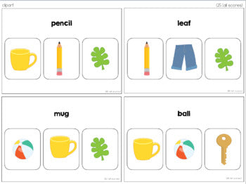 Match Word to Picture Task Cards [ABLLS-R Aligned Q5] – The Autism Helper