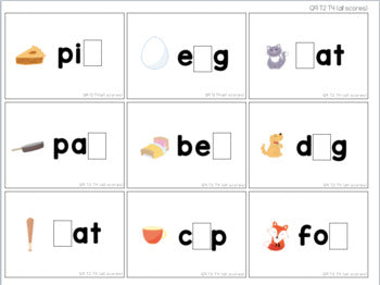 Read Words Task Cards [ABLLS-R Aligned Q9, Q10, Q11, Q12, Q13, T2, T4 ...