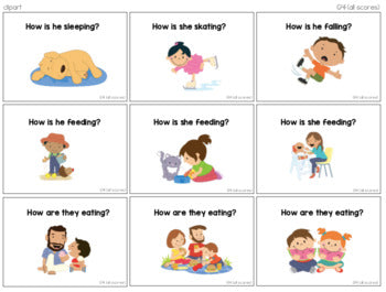 Adverb Task Cards [ABLLS-R Aligned G41] – The Autism Helper
