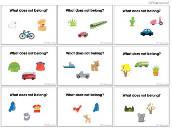 Receptive & Labeling Task Card BUNDLE [ABLLS-R Aligned ALL C & G TASKS ...