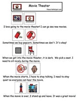 Visual Social Story Packet for Children with Autism: Community Set 2 ...