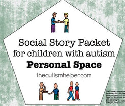 Visual Social Story Packet for Children with Autism: Personal Space Se ...