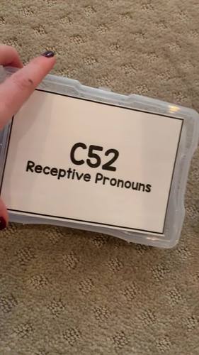 Pronoun Task Cards [ABLLS-R Aligned C52, G37, G38] – The Autism Helper