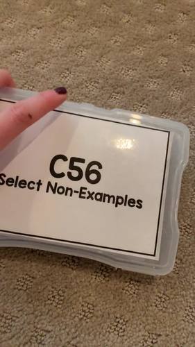 Non-Examples Task Cards [ABLLS-R Aligned C56, G29] – The Autism Helper