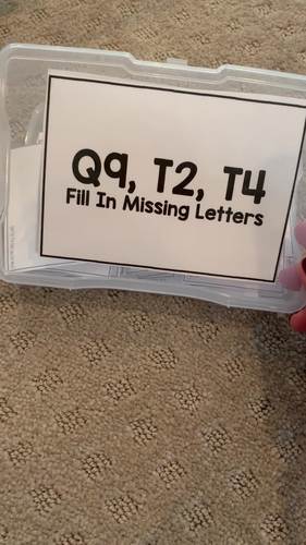Read Words Task Cards [ABLLS-R Aligned Q9, Q10, Q11, Q12, Q13, T2, T4 ...